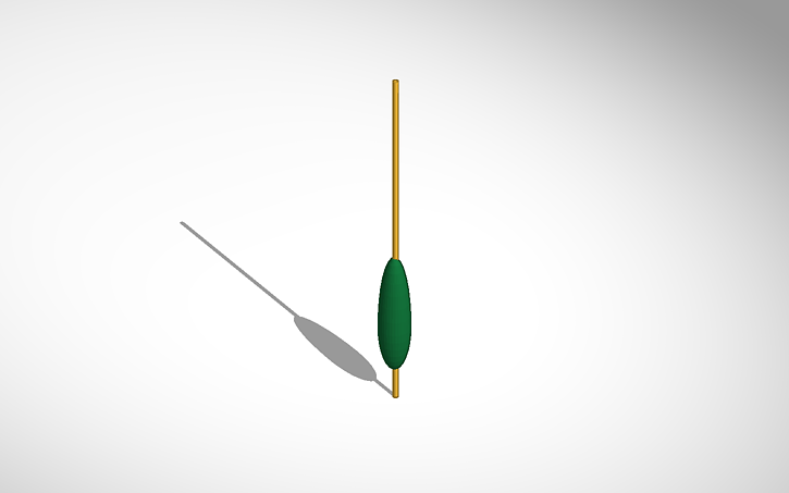 3D design Fishing Float - Tinkercad
