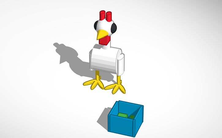 3D design CHICKEN | Tinkercad