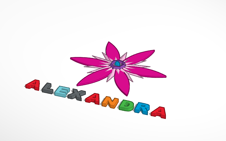 3D design Alexandra Musat - Tinkercad