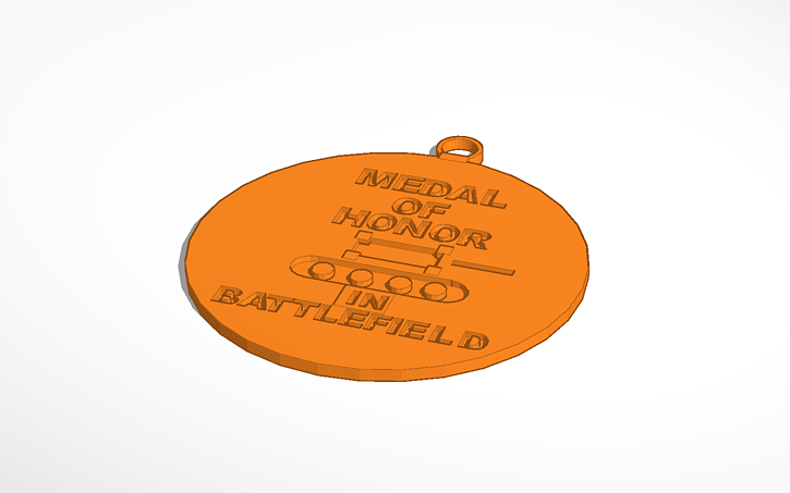 3D design Medal - Tinkercad