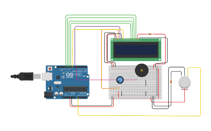 Circuit design proyecto final | Tinkercad