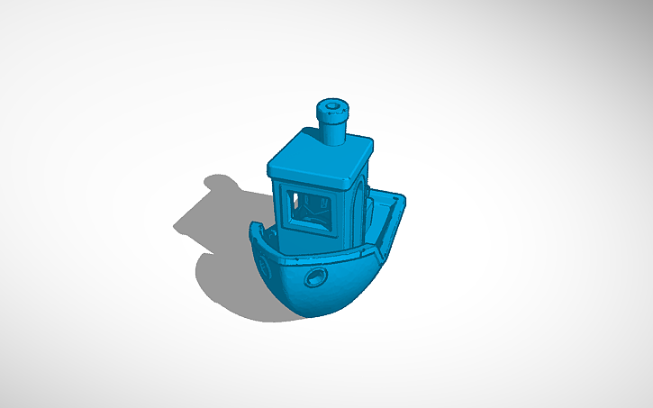 3D design squirtle in benchy - Tinkercad