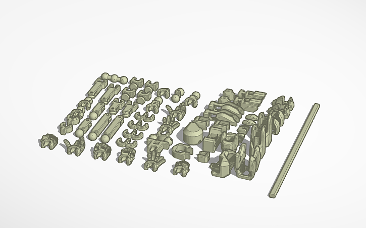 3D design dummy 13 figure - Tinkercad