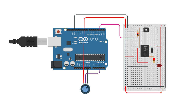 Circuit design Desafio 1 Arduino 3 - Tinkercad