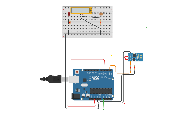 Circuit Design Copy Of Wifi Module Esp8266 Tinkercad