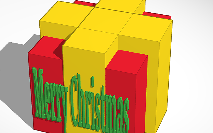 3D design Christmas gift | Tinkercad