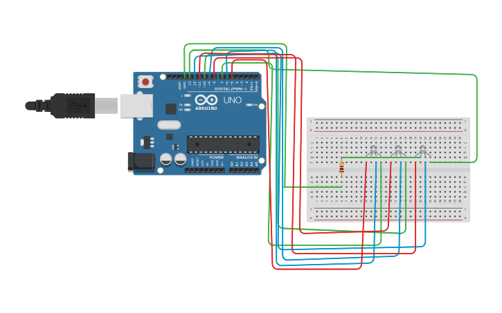 Circuit design T-JUNCTION - Tinkercad