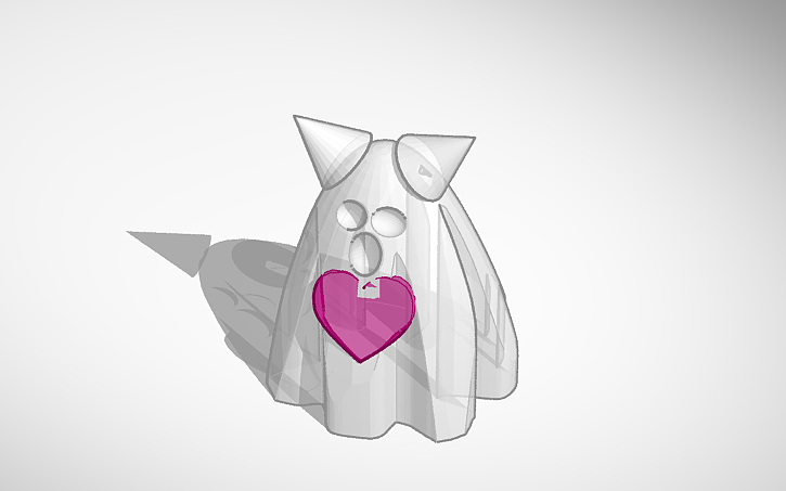 3D design Ghost - Tinkercad