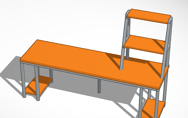 3D design Desk - Tinkercad