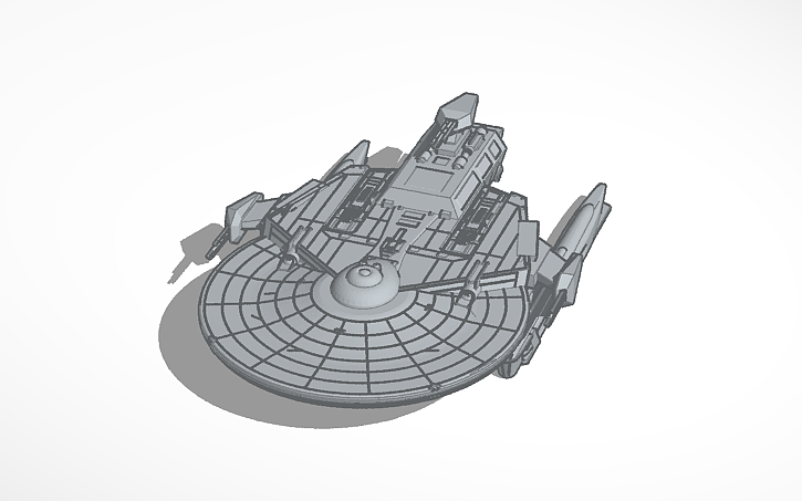 3D design Miranda Soruz Subclass Starship | Tinkercad