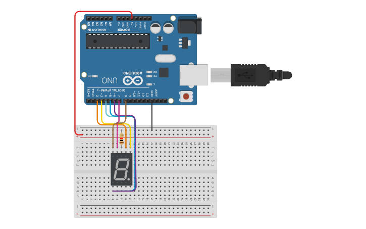 Circuit design Examen Final Secuencias - Tinkercad