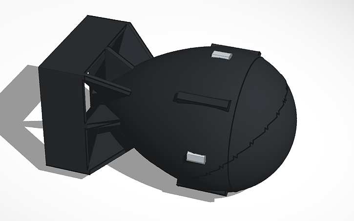 3D design Nuclear Bomb - Tinkercad