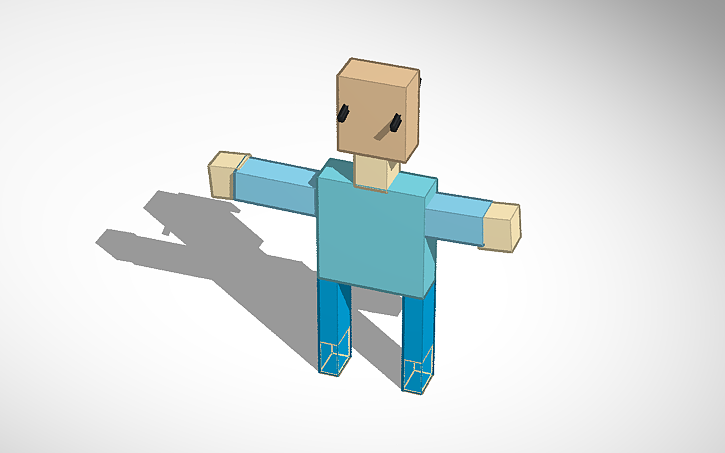 3D design STEVE-Minecraft | Tinkercad