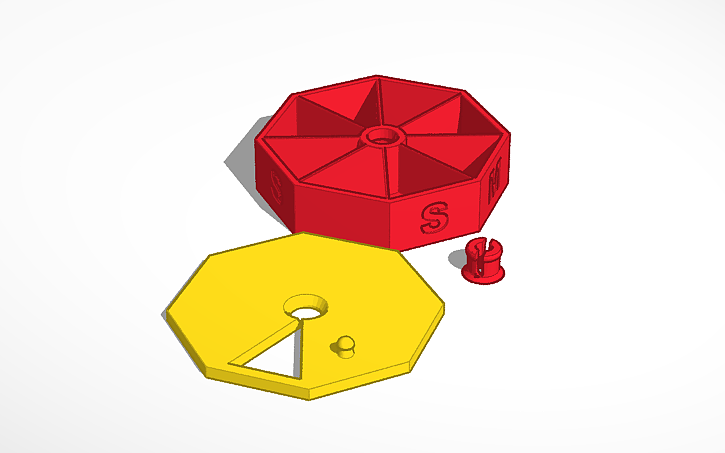 3D design Pill Box - Tinkercad