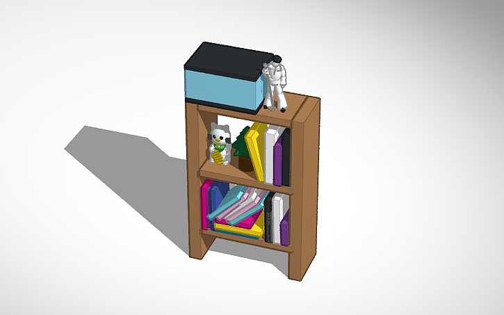 3D design Book case (free to use with credit) | Tinkercad