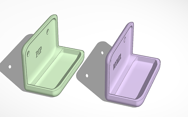 3D design Food tray - Tinkercad