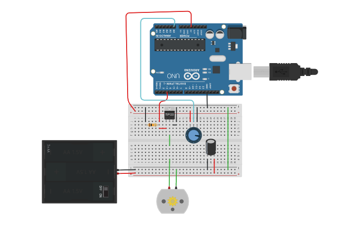 Circuit design Transistor Circuit | Tinkercad