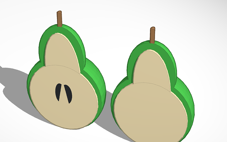 3D design Seedless Pear GMO - Tinkercad