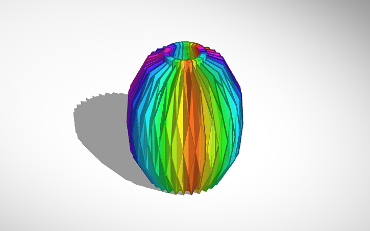3d Design Gradient Vase Tinkercad