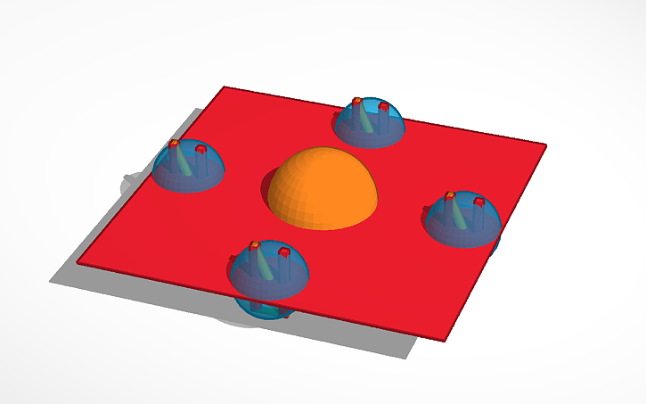 3D design Earth's tilt | Tinkercad