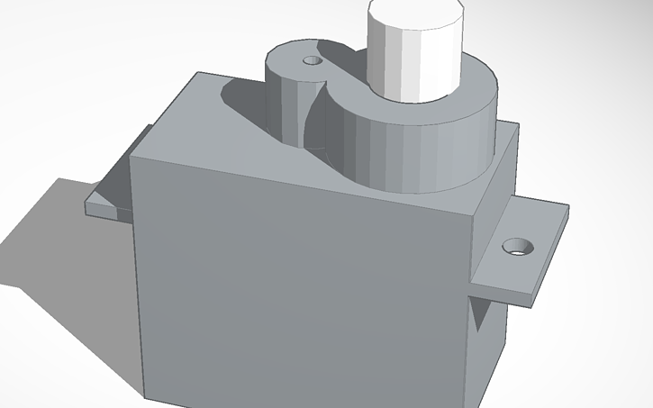 3d Design Mini Servo Tinkercad