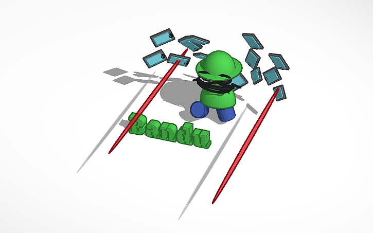 3D design Bandu - Tinkercad