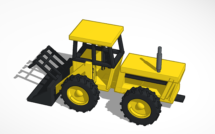 3D design Tractor - Tinkercad