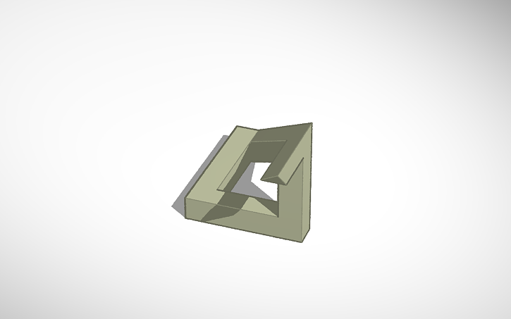 3D design Illusion 3d triangle | Tinkercad