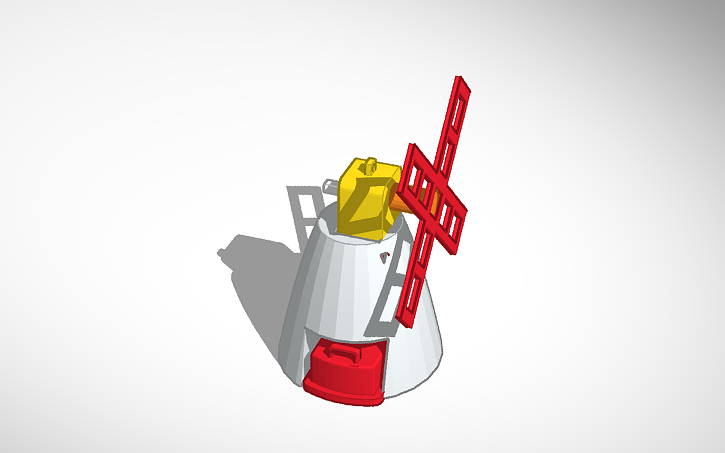 3D design WIND MILL - Tinkercad