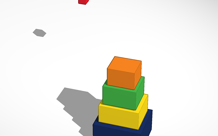 3D design Copy of Toddler stacking blocks EDU 230 | Tinkercad