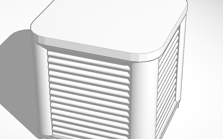 3D design Climatizador - Air Cooler - Tinkercad