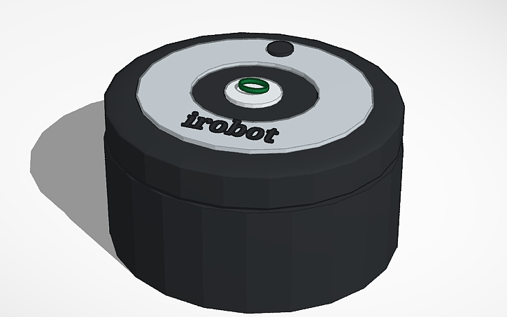3D design aspiradora roomba - Tinkercad