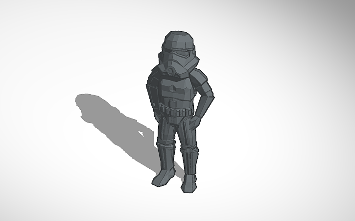 3D design the magnificent storm trooper | Tinkercad