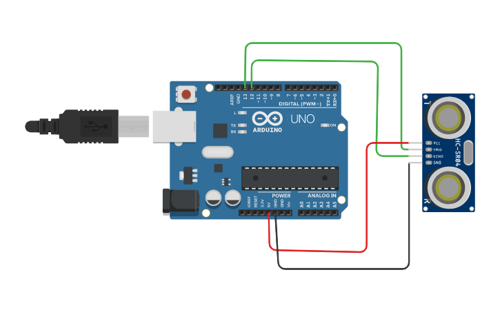 Circuit design Sensores | Tinkercad