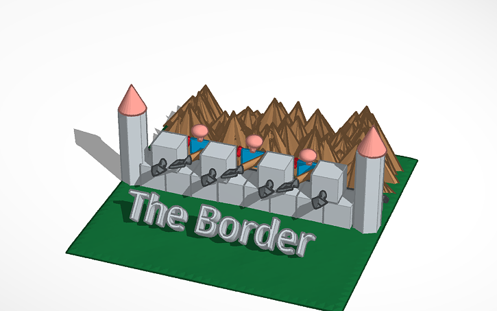 3D design The Border - Tinkercad