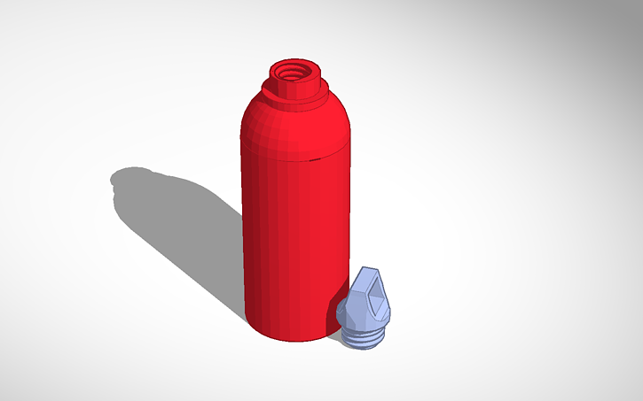 3D design Water Bottle - Tinkercad
