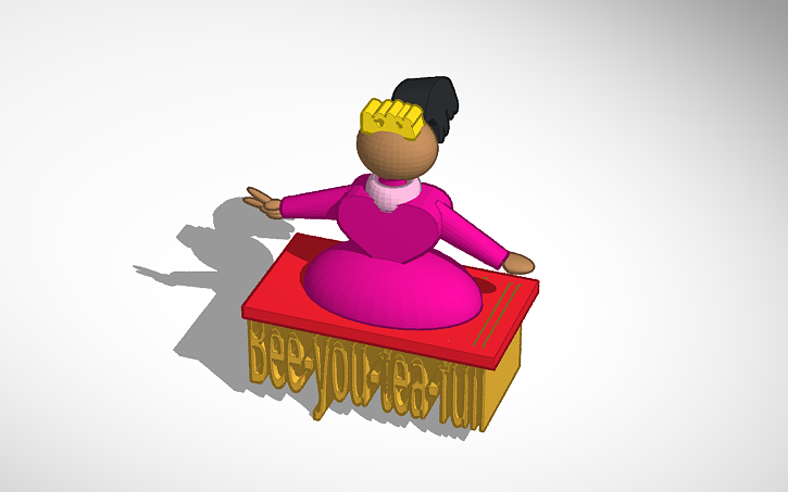 3D design princess power - Tinkercad