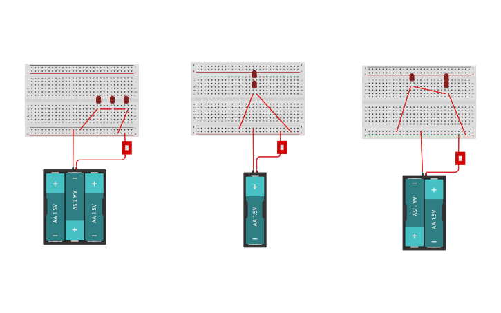 Circuit design Actividad 2 montaje de circuitos | Tinkercad