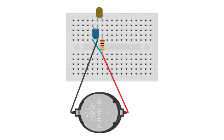 Circuit design Circuito Resistor | Tinkercad