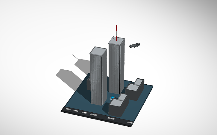 3D design WorldTradeCenter - Tinkercad