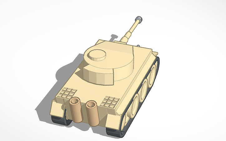 3D design Tiger H1 - Tinkercad