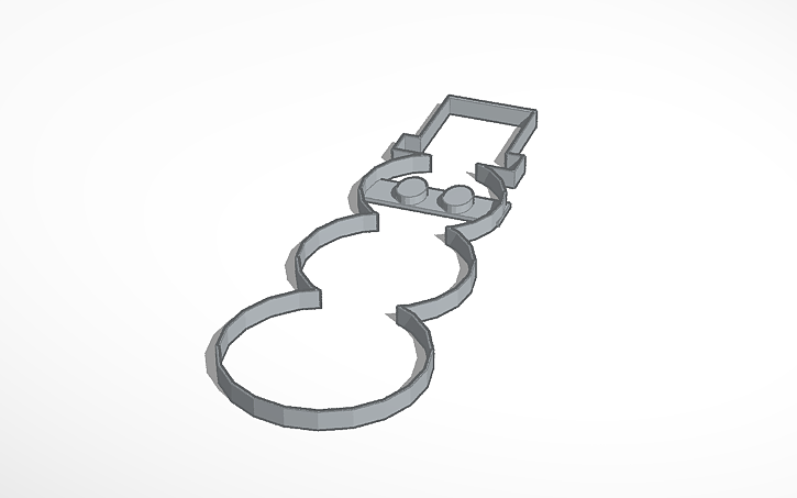 3D design cookie cutter - Tinkercad