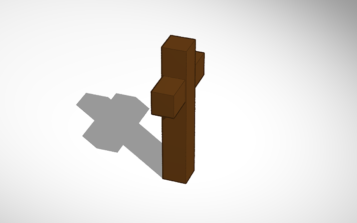 3D design The Cross Of Jesus - Tinkercad