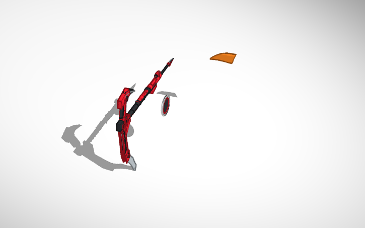 3D design crescent rose | Tinkercad