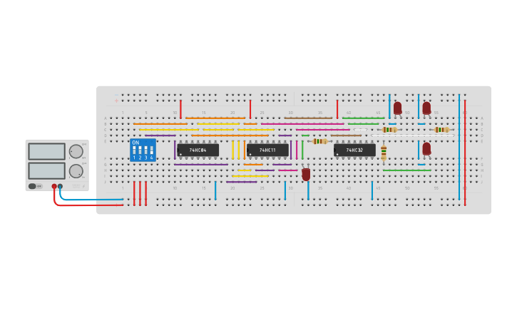 Circuit design Lab 11 layout | Tinkercad