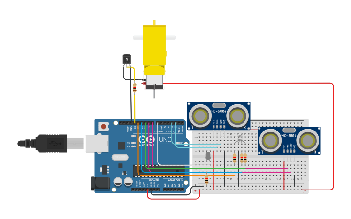 Circuit design Proyecto interfaces | Tinkercad