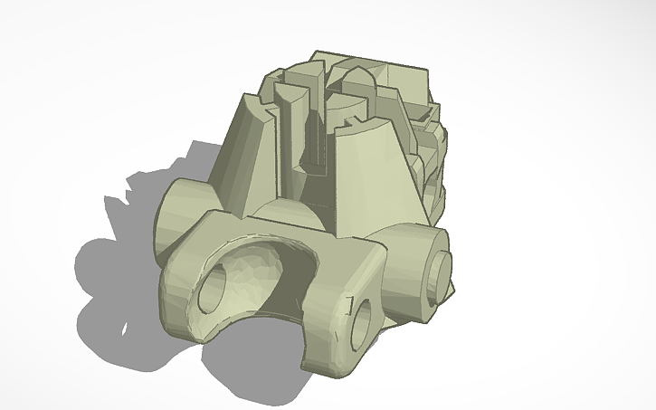 3D design Bionicle Head Modfied - Tinkercad