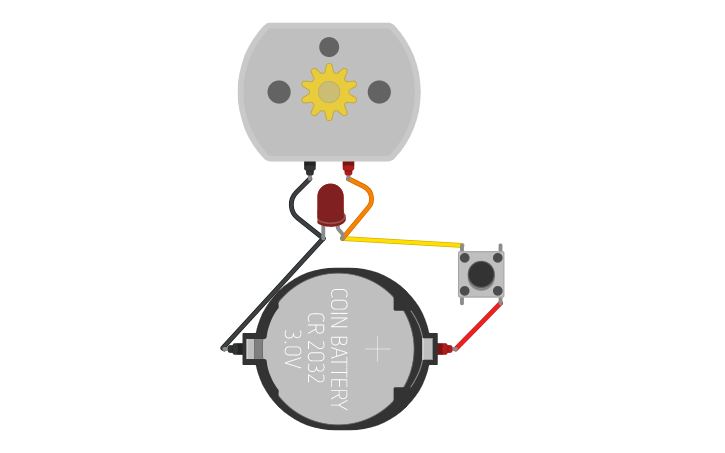 Circuit design Movimento e Luz _1º Projeto - Tinkercad