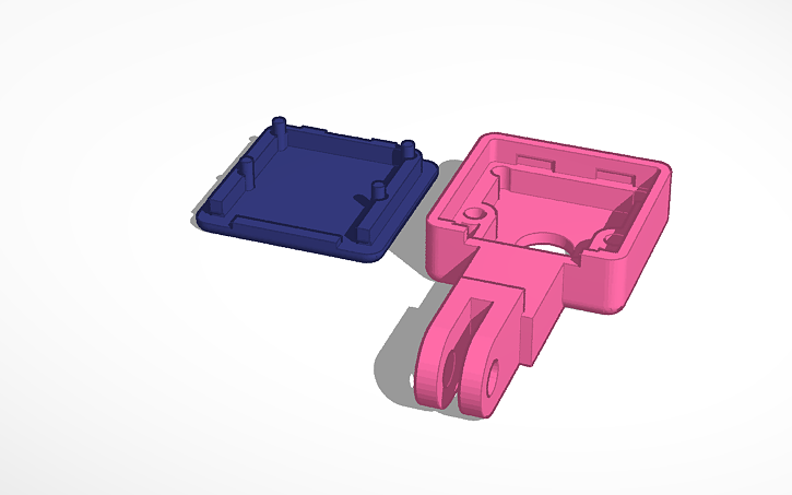 3D design raspi camera v1 gopro mount | Tinkercad