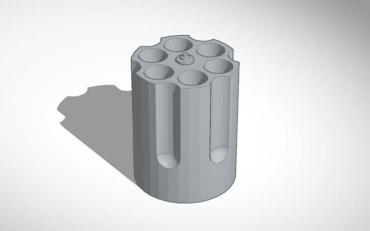 3D design Revolver Pencil Holder | Tinkercad